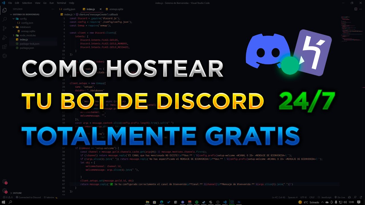 Como hostear un bot de discord